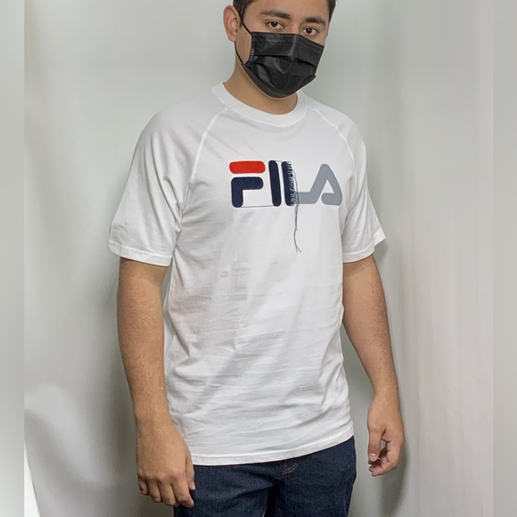 Fila | Shirts | Mens Fila White Short Sleeve Tee Shirt | Poshmark